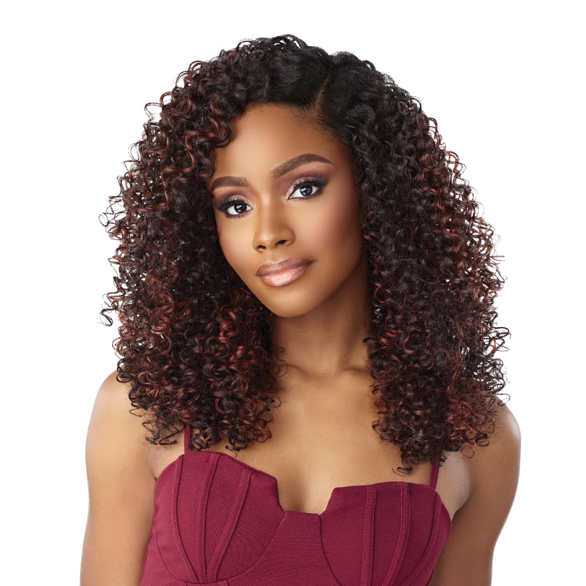 Amazon.com : Sensationnel Curls kinksandco vpart wig - unit 5 narrow ...