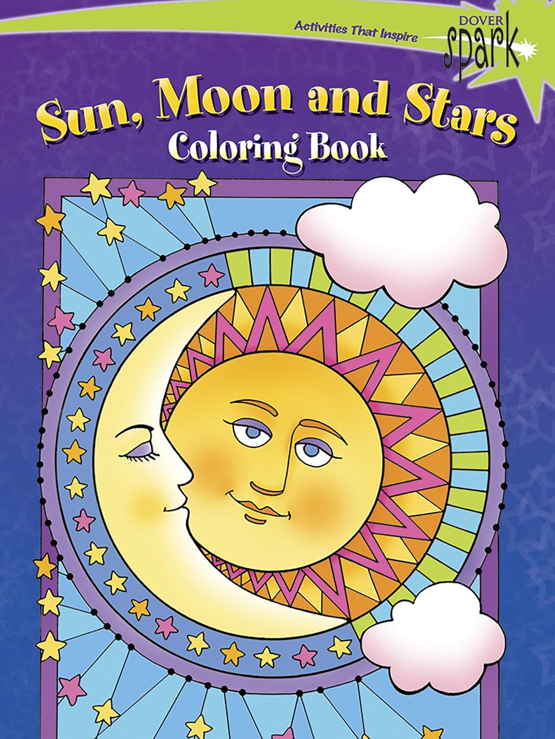 SPARK Sun, Moon and Stars Coloring Book: Swanson, Maggie: 9780486802169 ...
