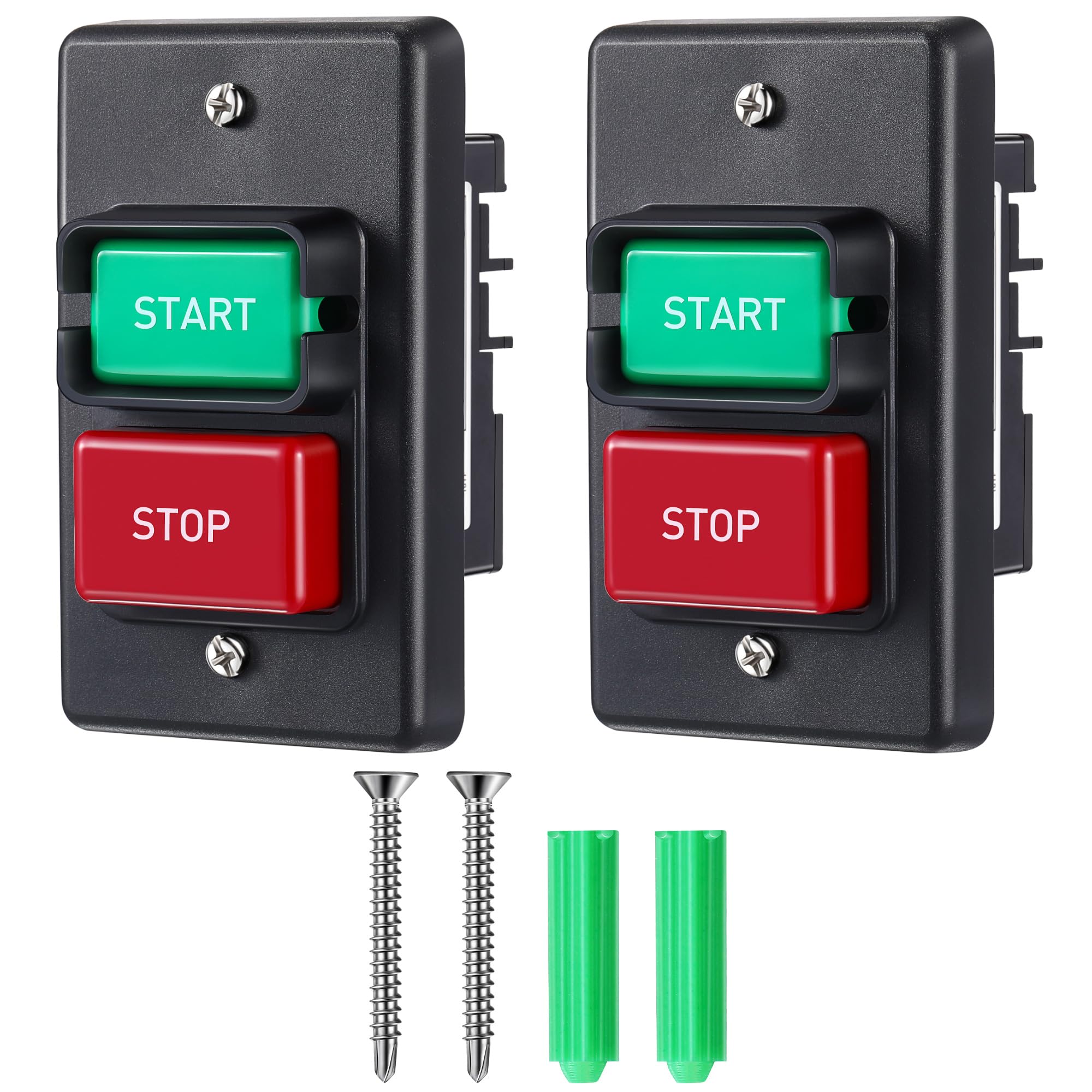 Dreyoo 2 PCS 110/ 220V Single Phase On/Off Switch, Versatile Table Saw ...