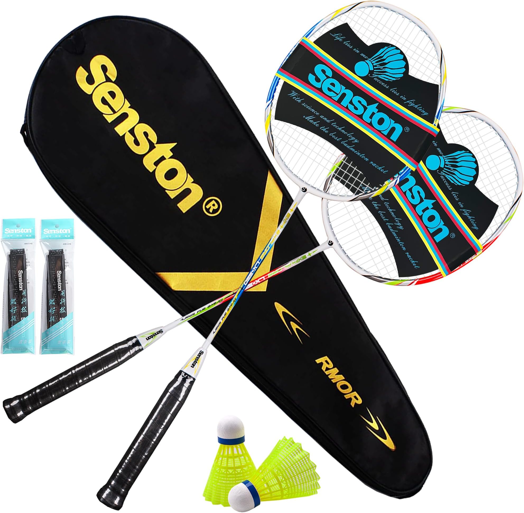 YONEX ZR 100 Light Aluminum Blend Badminton Racquet with Full Cover ...