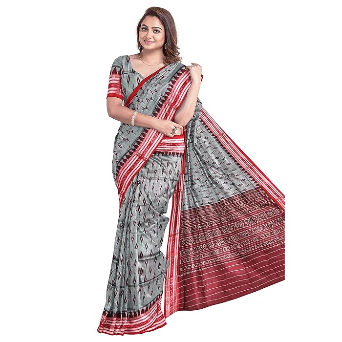 Buy odisha handloom Handmade pure Cotton Saree Khandua Natural Cotton ...