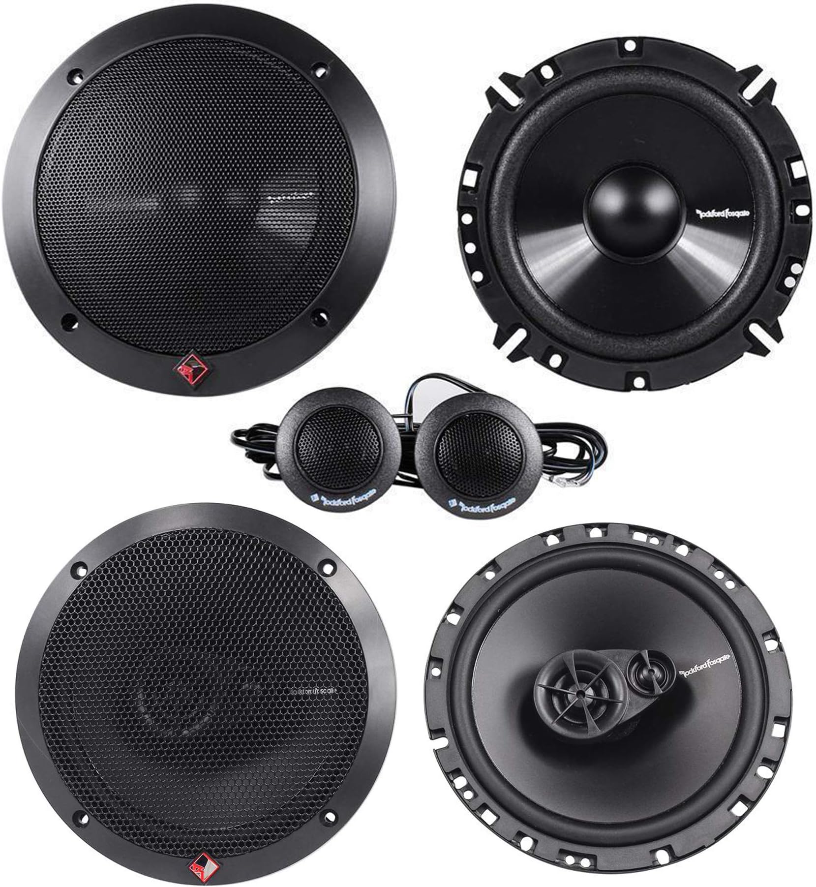 Amazon.com: (2) Pairs Rockford Fosgate Prime R165-S 6.5" Car Audio ...