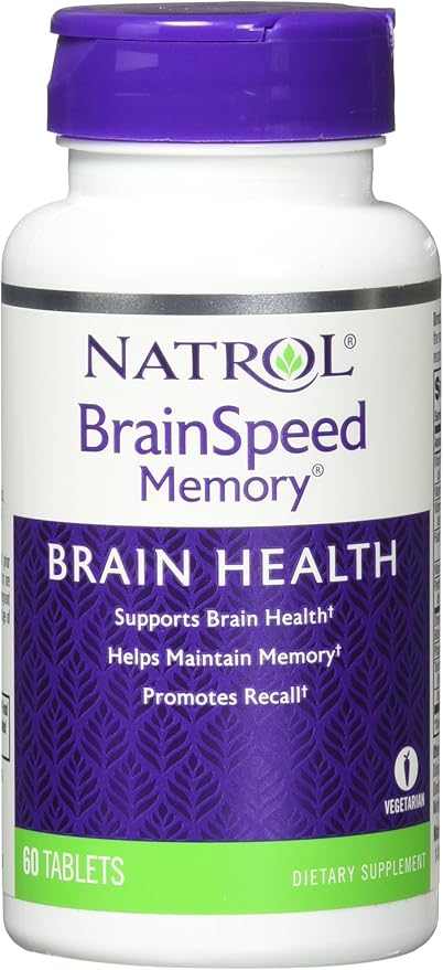 Amazon.com: Natrol BrainSpeed Memory Tablets, 60 Count : Health & Household
