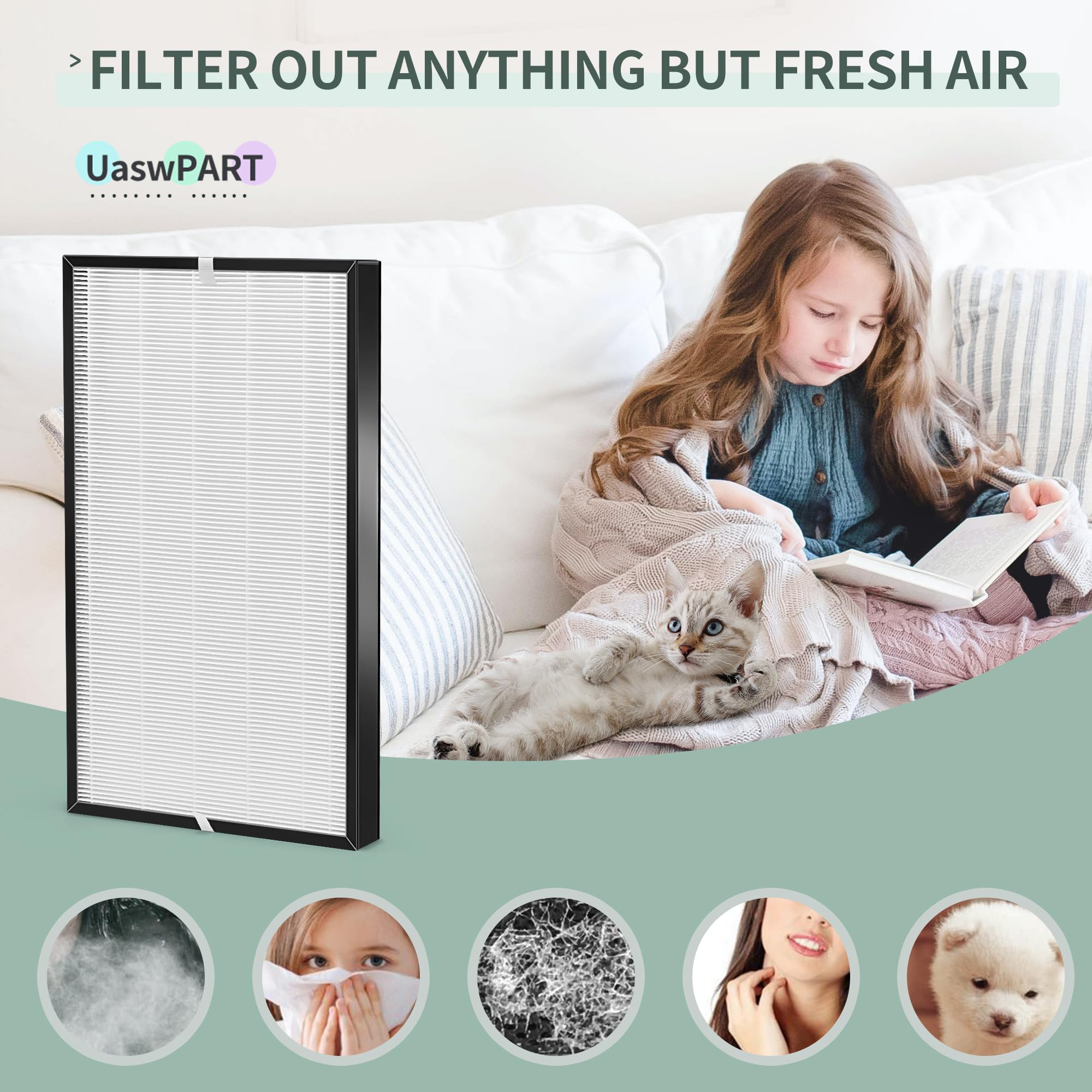 AD5000 Replacement Filter Set Compatible with AD5000 4-in-1 Air Filter ...