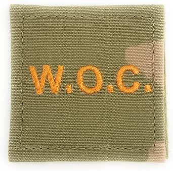 Amazon.com: Army Warrant Officer Candidate WOC OCP Rank With hook- Gold ...