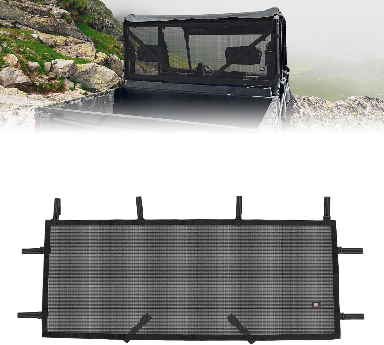 Amazon.com: KEMIMOTO Rear Net Window Compatible with Tracker 800SX ...