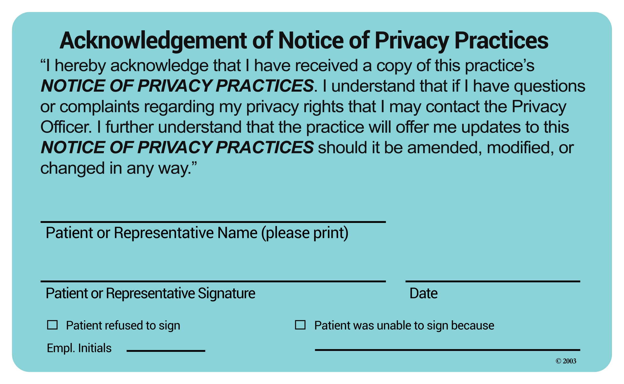 Amazon.com : Doctor Stuff - File Folder Chart Labels, NPPLBL, HIPAA ...