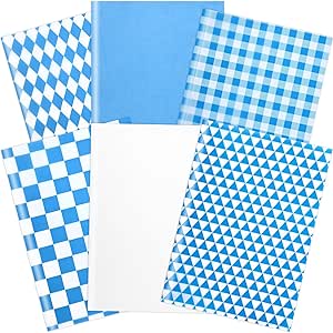 Amazon.com: 90 Sheets Oktoberfest Tissue Paper for Gift Wrapping, Blue ...