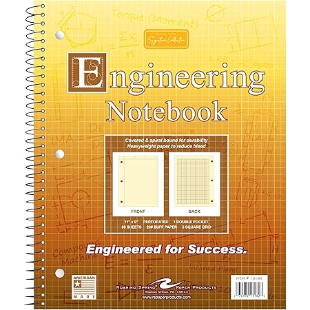 Amazon.com: Roaring Spring Signature Collection 5x5 Grid Spiral Bound ...