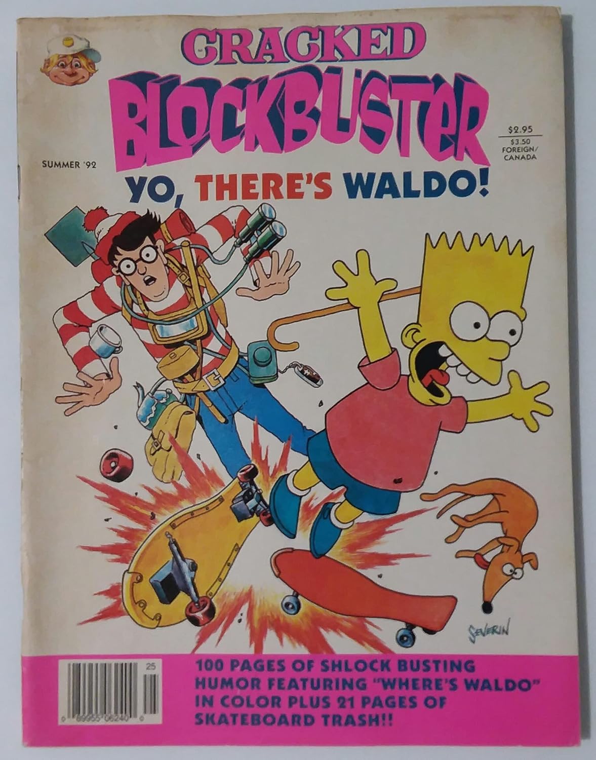 CRACKED BLOCKBUSTER Magazine/Comic-Summer, 199: Lou Silverstone, Andy ...