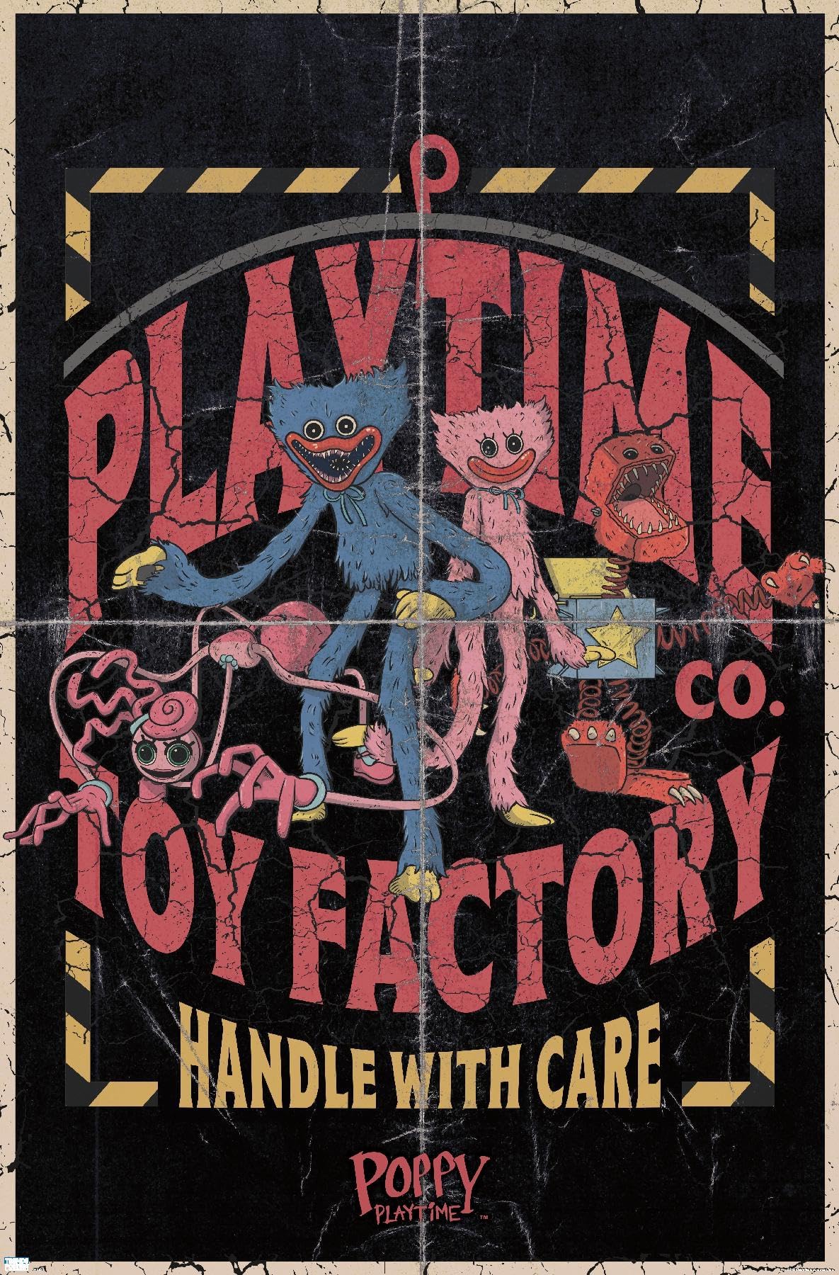 Amazon.com: Trends International Poppy Playtime - Handle With Care Wall ...