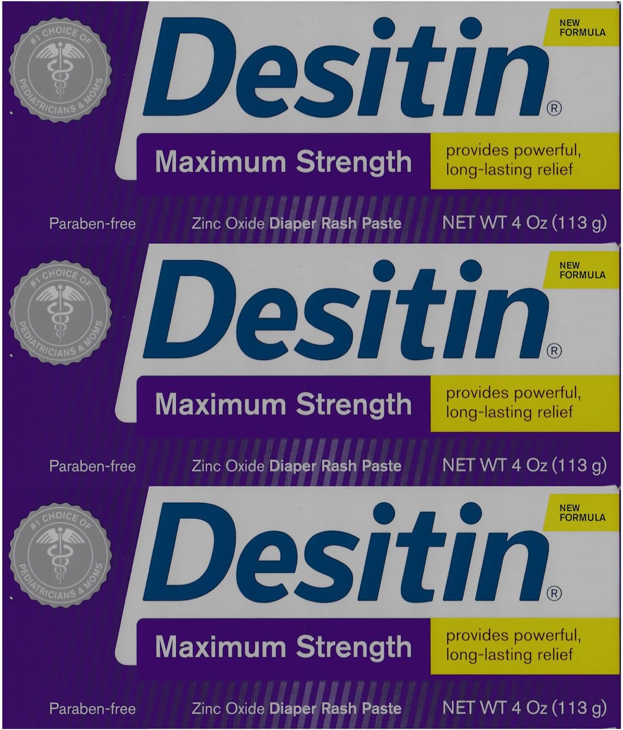 Buy Desitin Maximum Strength Paste, 3 ct./4 oz Online at Lowest Price ...