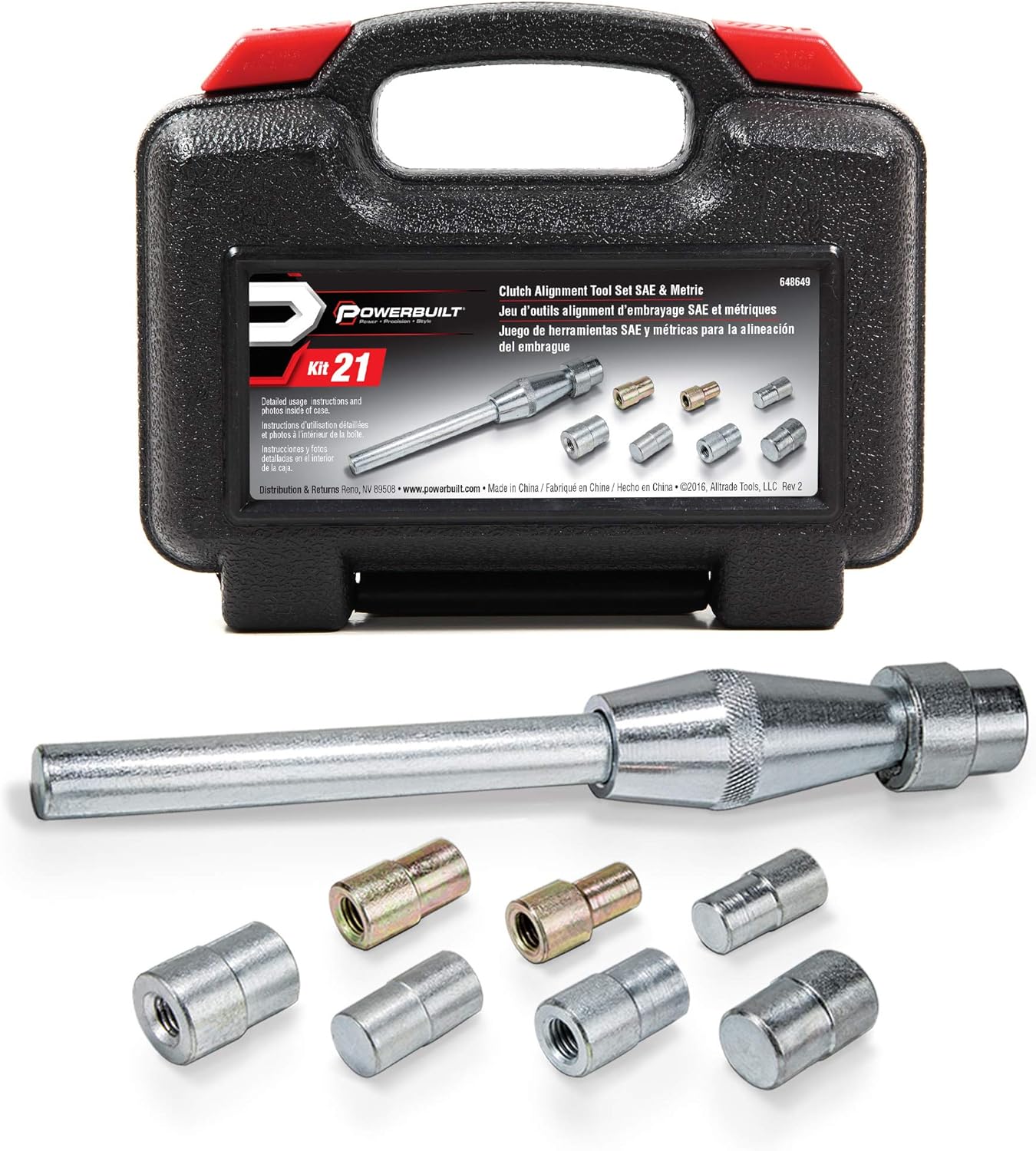 Amazon.com: Powerbuilt Metric and SAE Clutch Alignment Tool Set, Clutch ...