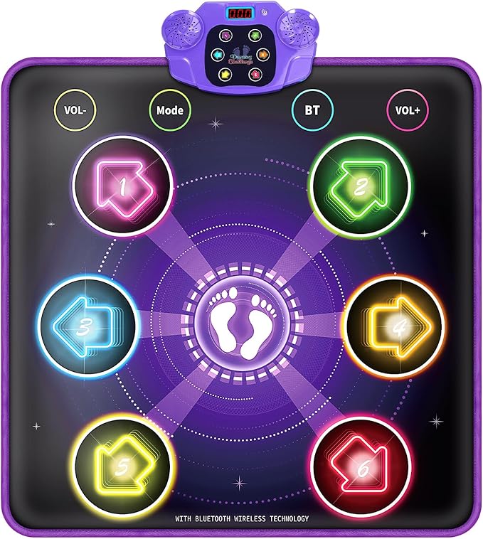 Amazon.com: TUSEASY Dance Mat Toys for Kids Ages 3-12, Electronic Dance ...