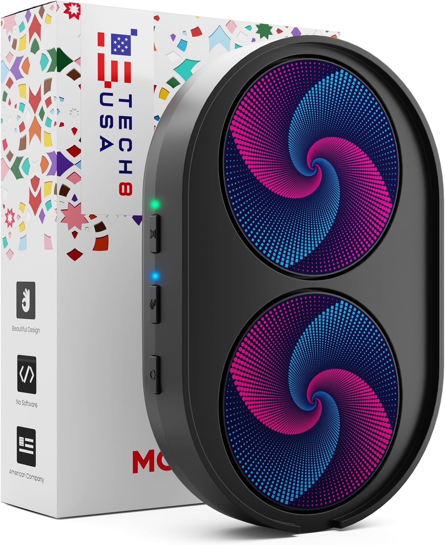 Amazon.com: TECH8 USA Dual Disc Mouse Mover, Jiggler, Auto-Off Timer ...