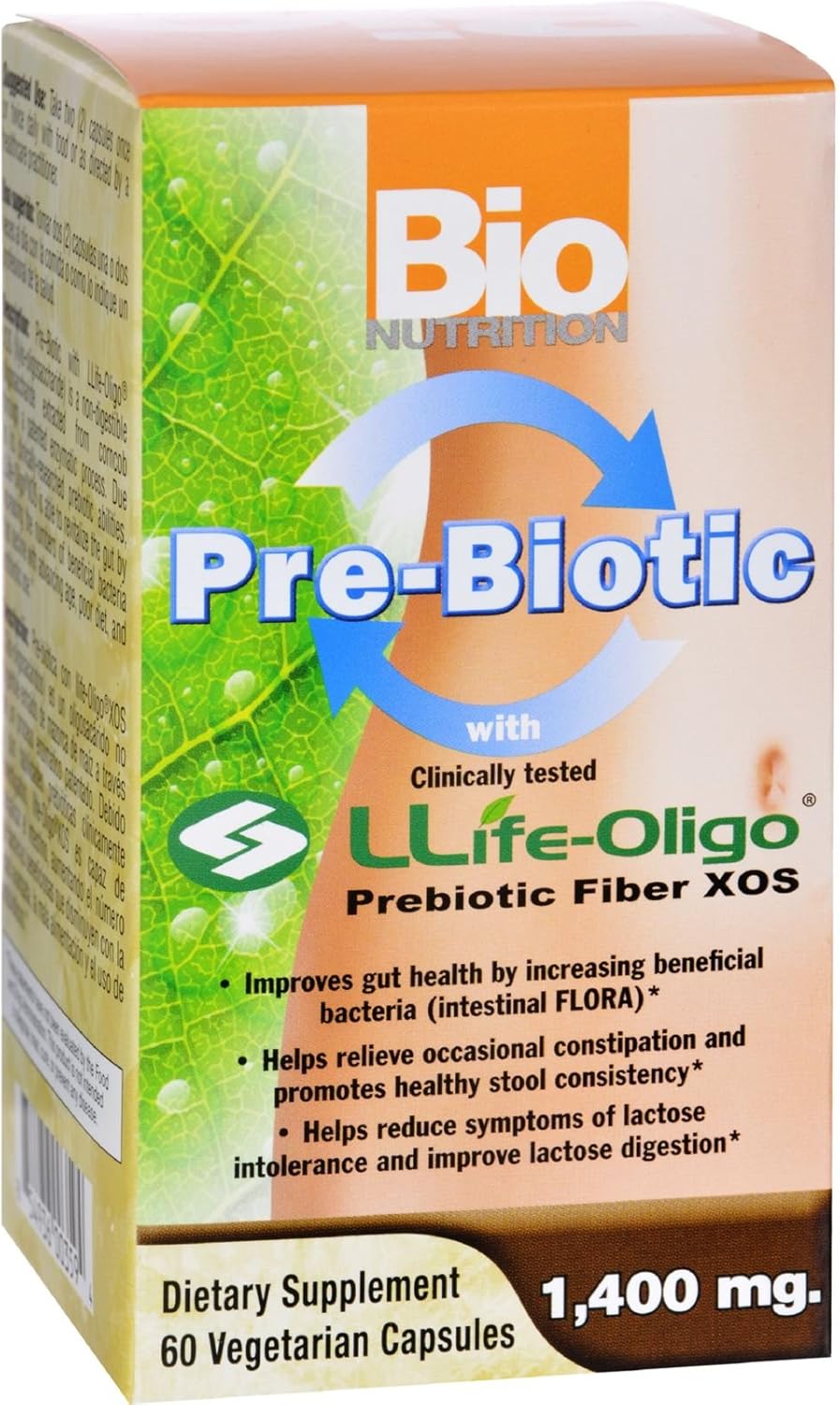 Amazon.com: Bio Nutrition inc pre-biotic Fiber - llife-Oligo - 1400 Mg ...