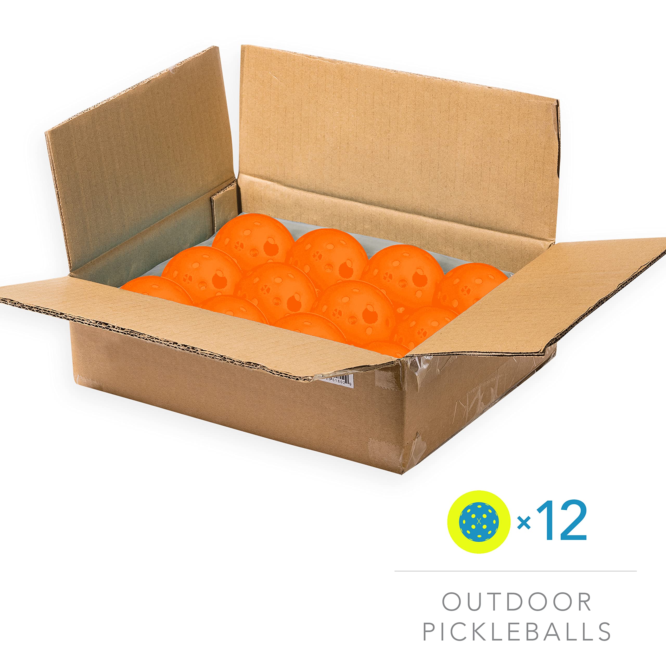 Snapklik.com : X-40 Pickleballs - Outdoor Pickleballs - 12 Pack Bulk ...