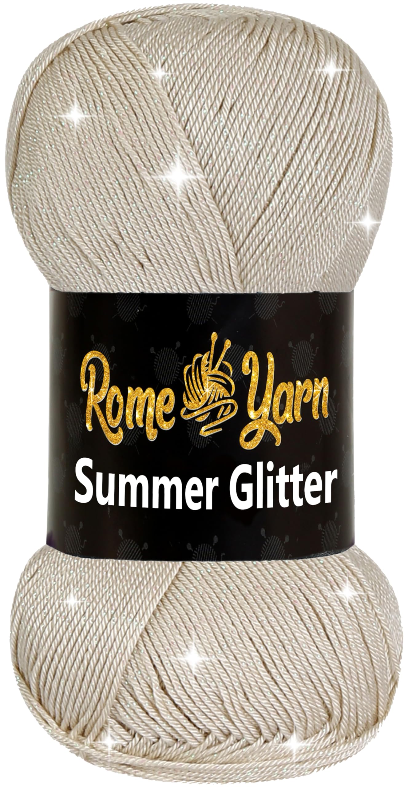 Amazon.com: Rome Yarn Summer Glitter | Sparkle Yarn | Silk Effect ...