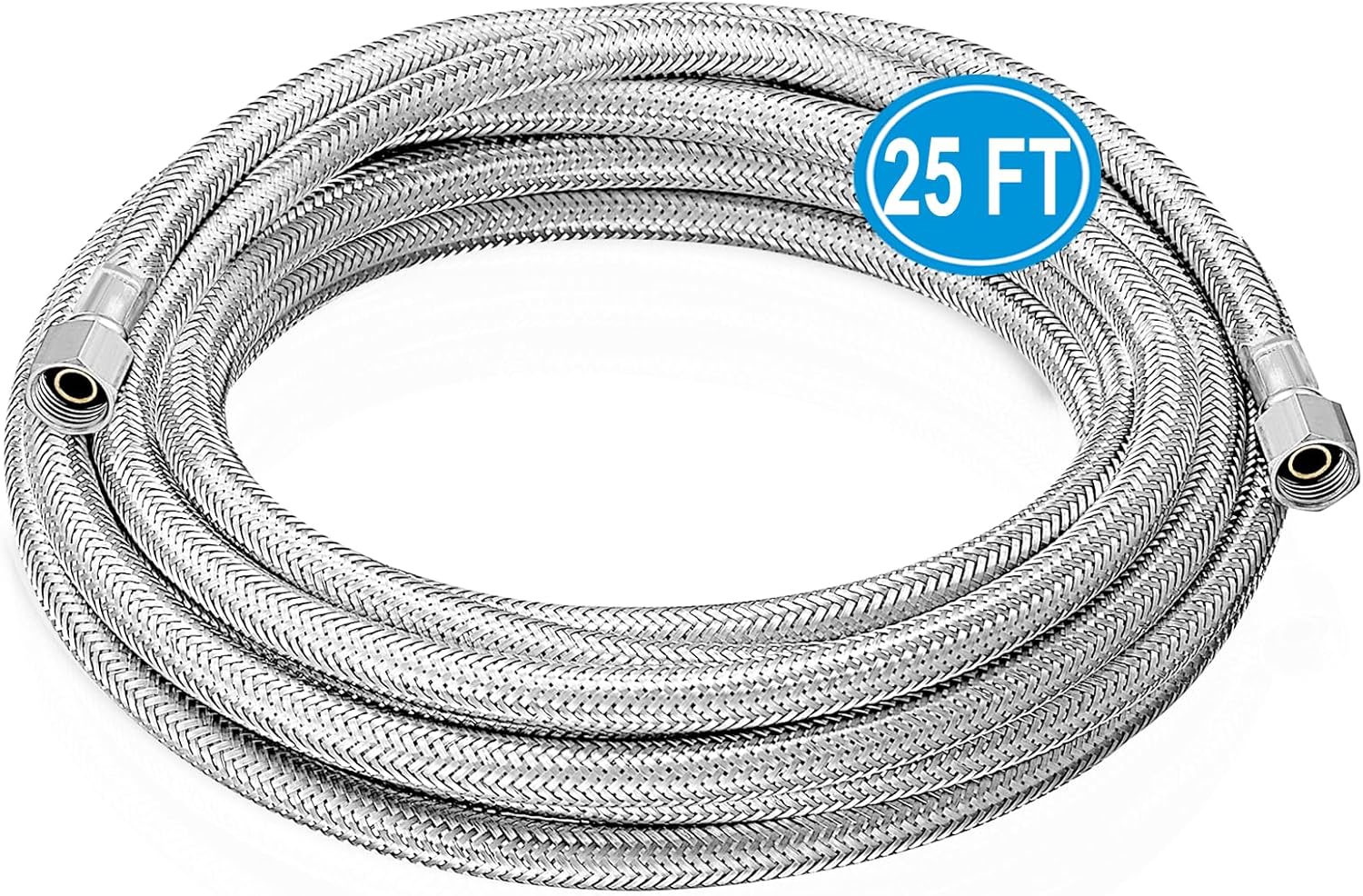 Amazon.com: Refrigerator water line - 25 FT Premium Stainless Steel ...