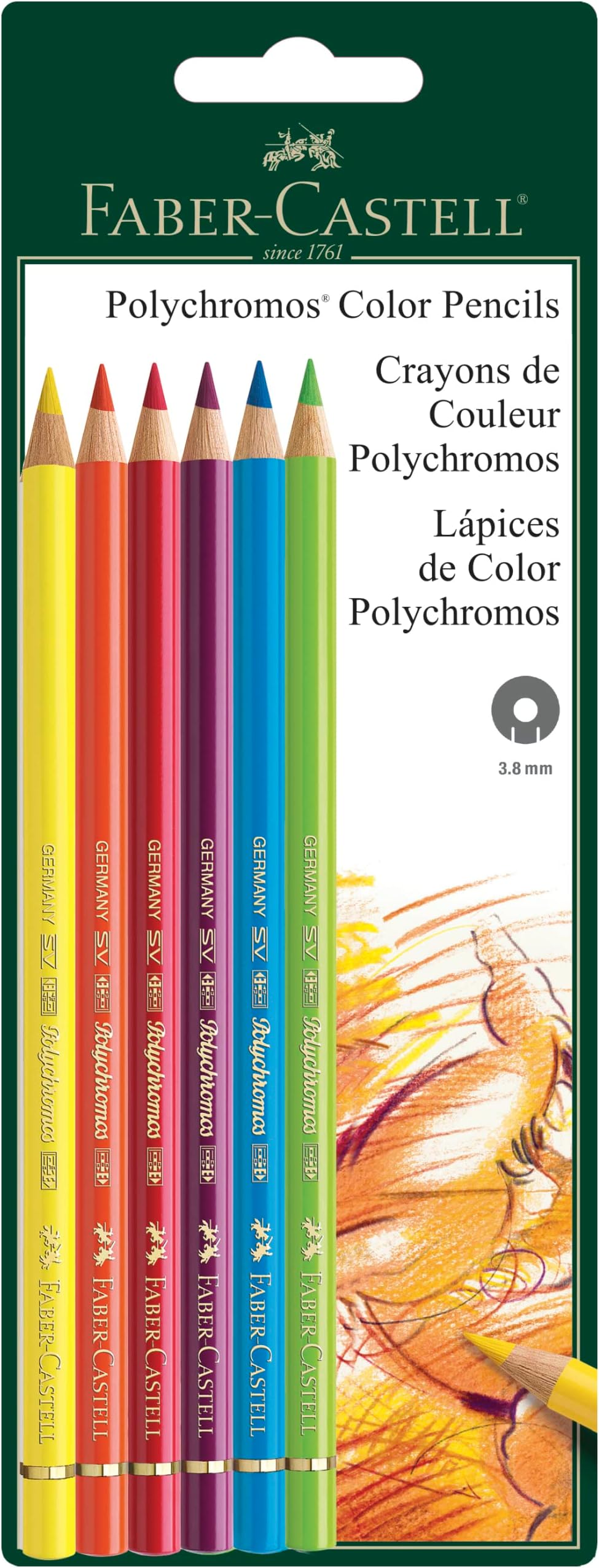 Amazon.com : Faber Castell Polychromos Colored Pencils, Polychromos ...