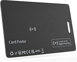 Amazon.com: Wallet Tracker Card, Wireless Rechargeable and Reusable ...