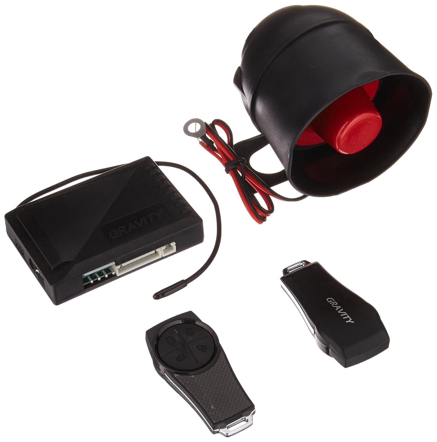 Gravity Car Alarm & Keyless Entry system w/ Internal Shock Sensor G1SX ...