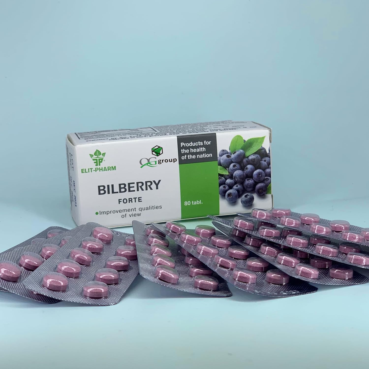 Amazon.com: QG group Bilberry Extract for Eyes 100mg, Eye Supplement ...