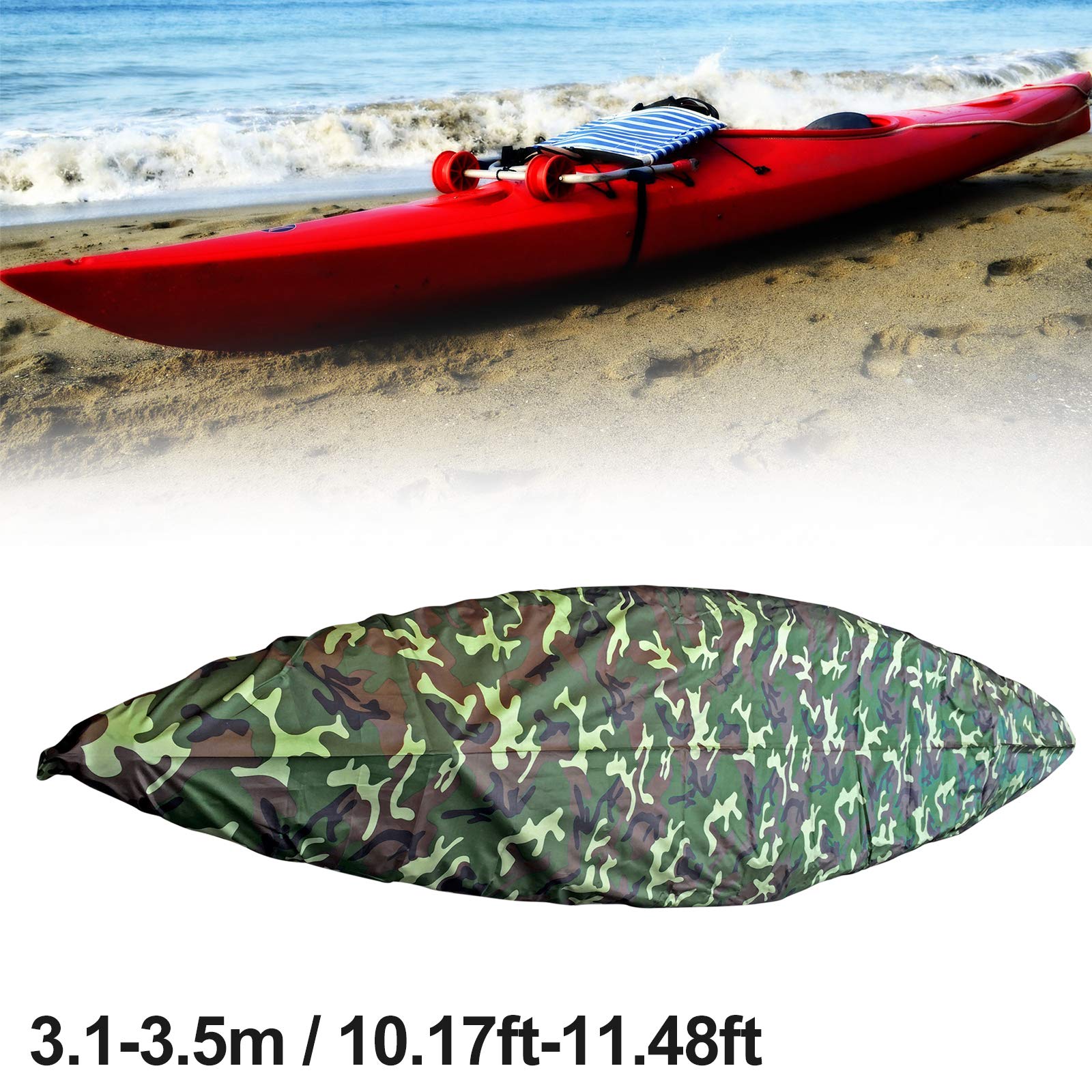 X AUTOHAUX Kayak Cover Boat Canoe Storage Canoe Dust Cover Waterproof ...