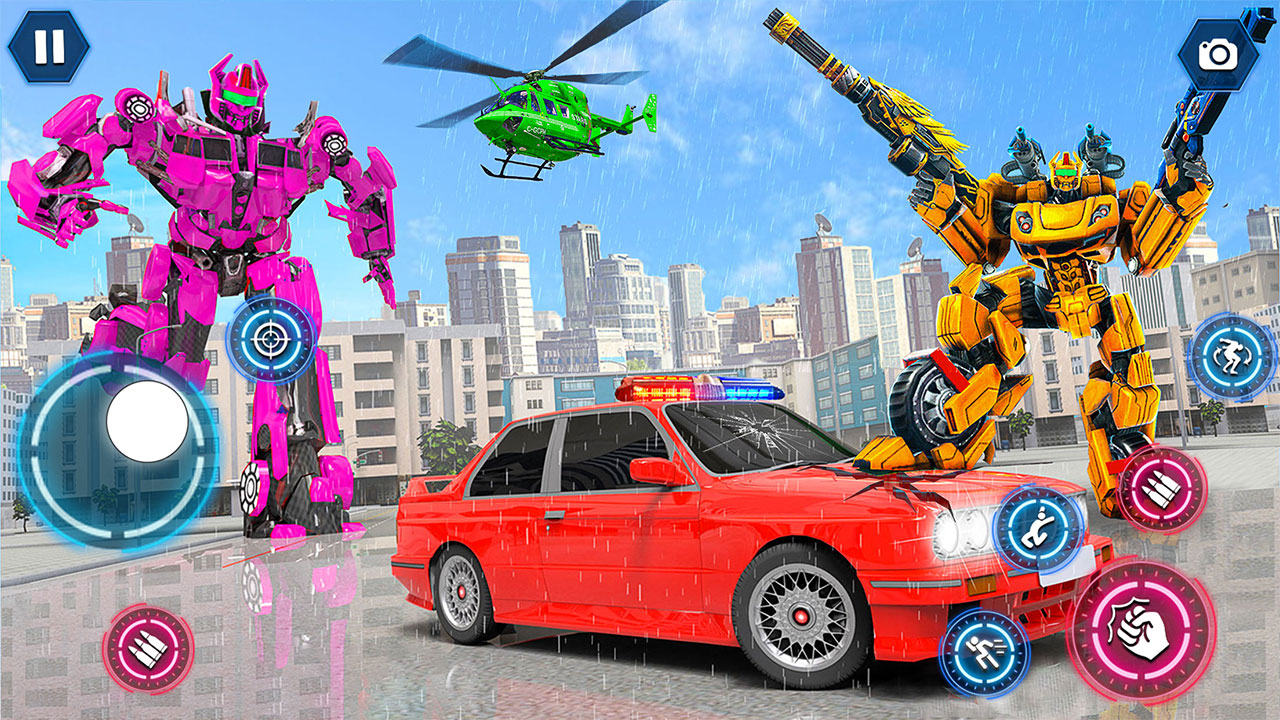 Battle Robot Car Superhero Car Game: War Robot Car Simulator Game - App ...