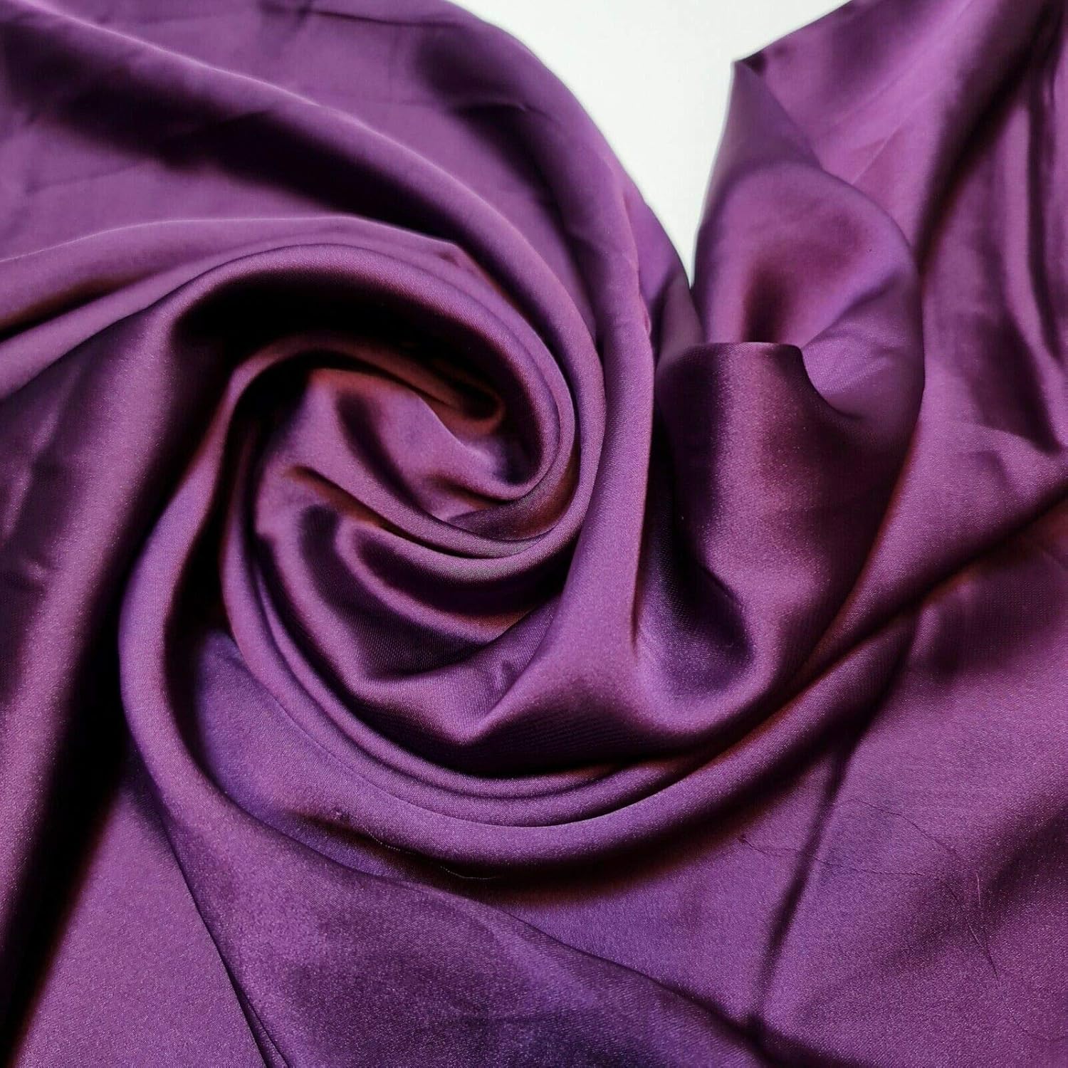 Lightweight Polyester Silk Charmeuse Silky Satin Finish, Dressmaking ...