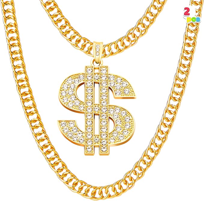 Amazon.com: Spooktacular Creations Halloween Gold Dollar Chains ...