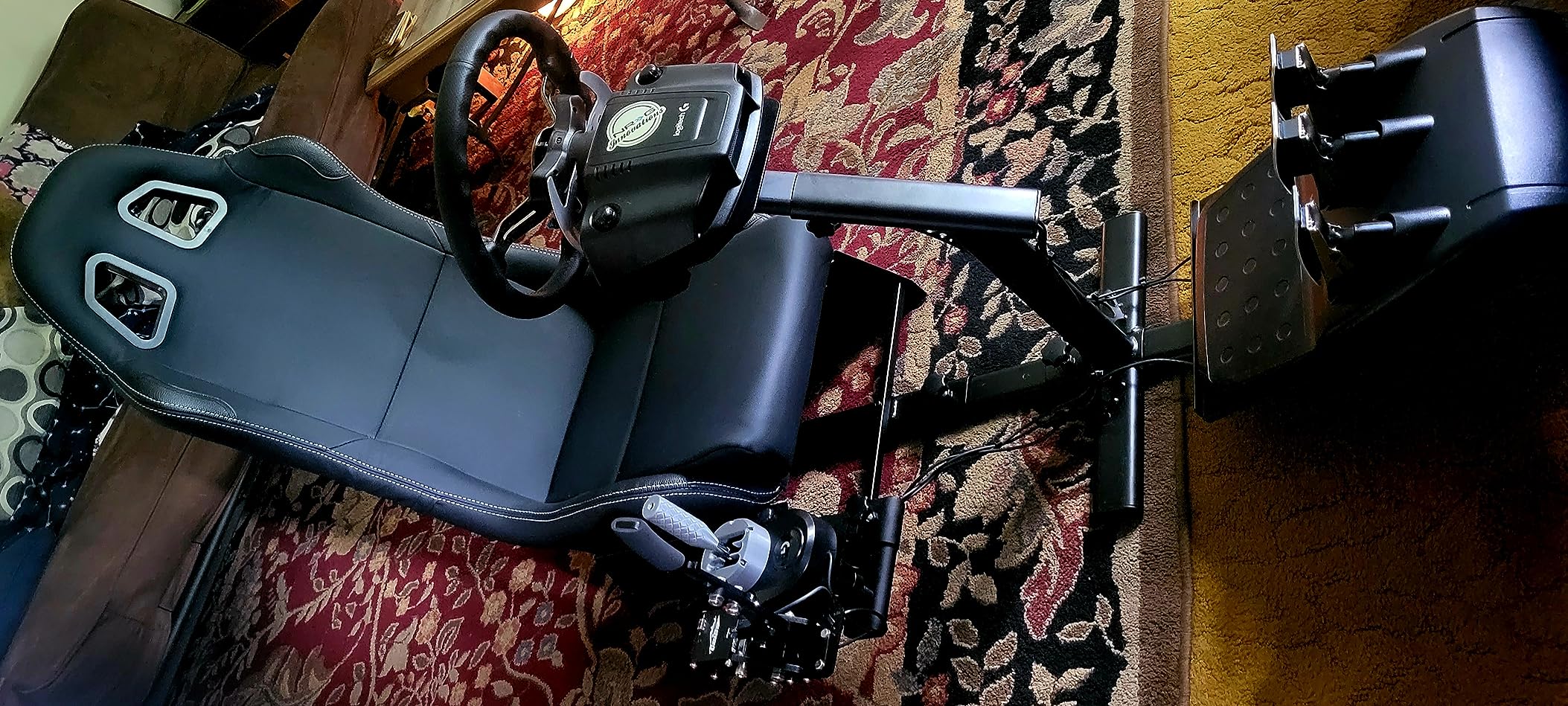 $35/mo - Finance Racing Wheel Stand with seat Gaming Chair Driving ...