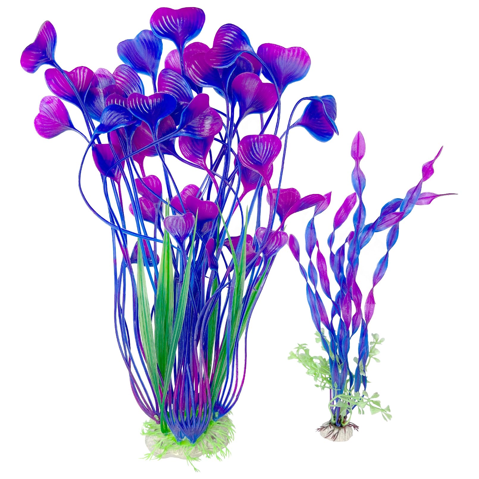 Amazon.com: Hamiledyi Aquarium Plastic Plants Tall Fish Tank ...