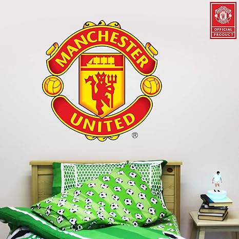 Beautiful Game Manchester United Football Club Official Crest Sticker ...