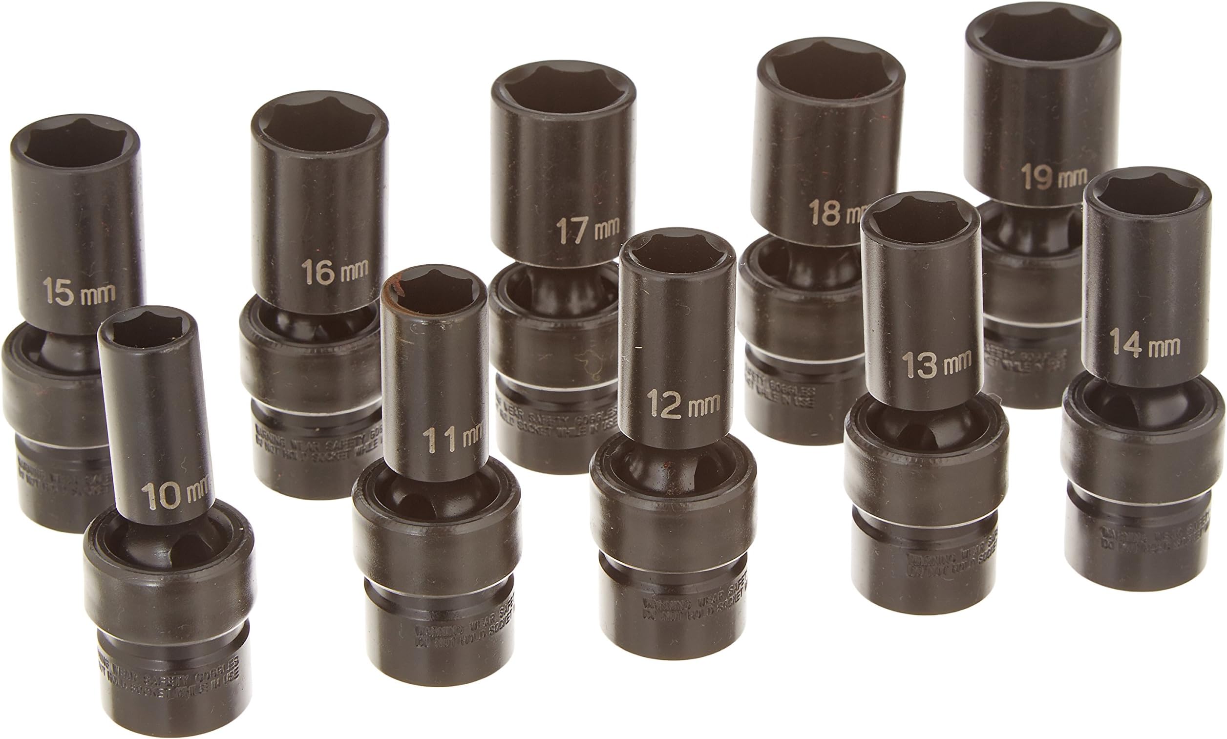 Amazon.com: Grey Pneumatic (1210UMSD) 3/8" Drive 10-Piece Semi-Deep ...