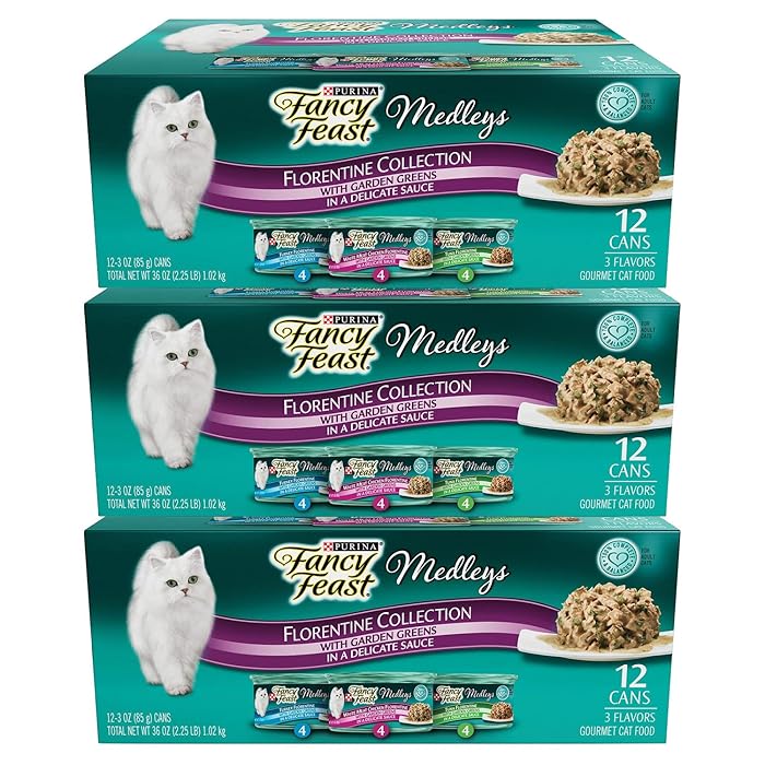 Buy Fancy Feast Elegant Medleys Florentine Collection Cat Food Variety ...