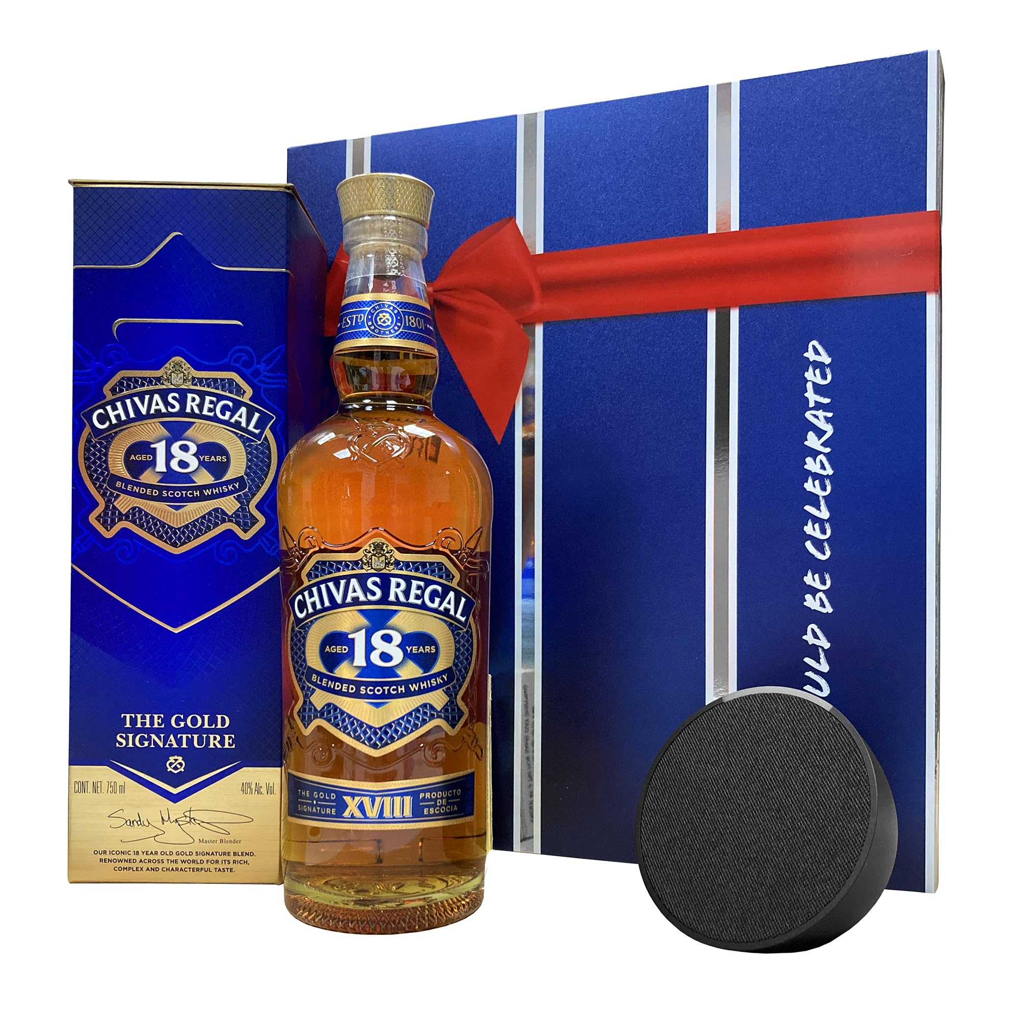 Chivas 18 years old 750 ml & AMAZON ECHO POP de regalo : Amazon.com.mx ...