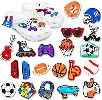 Pins Crocs (20 pièces) - Jibbitz Pour Crocs - Charms Crocs ...