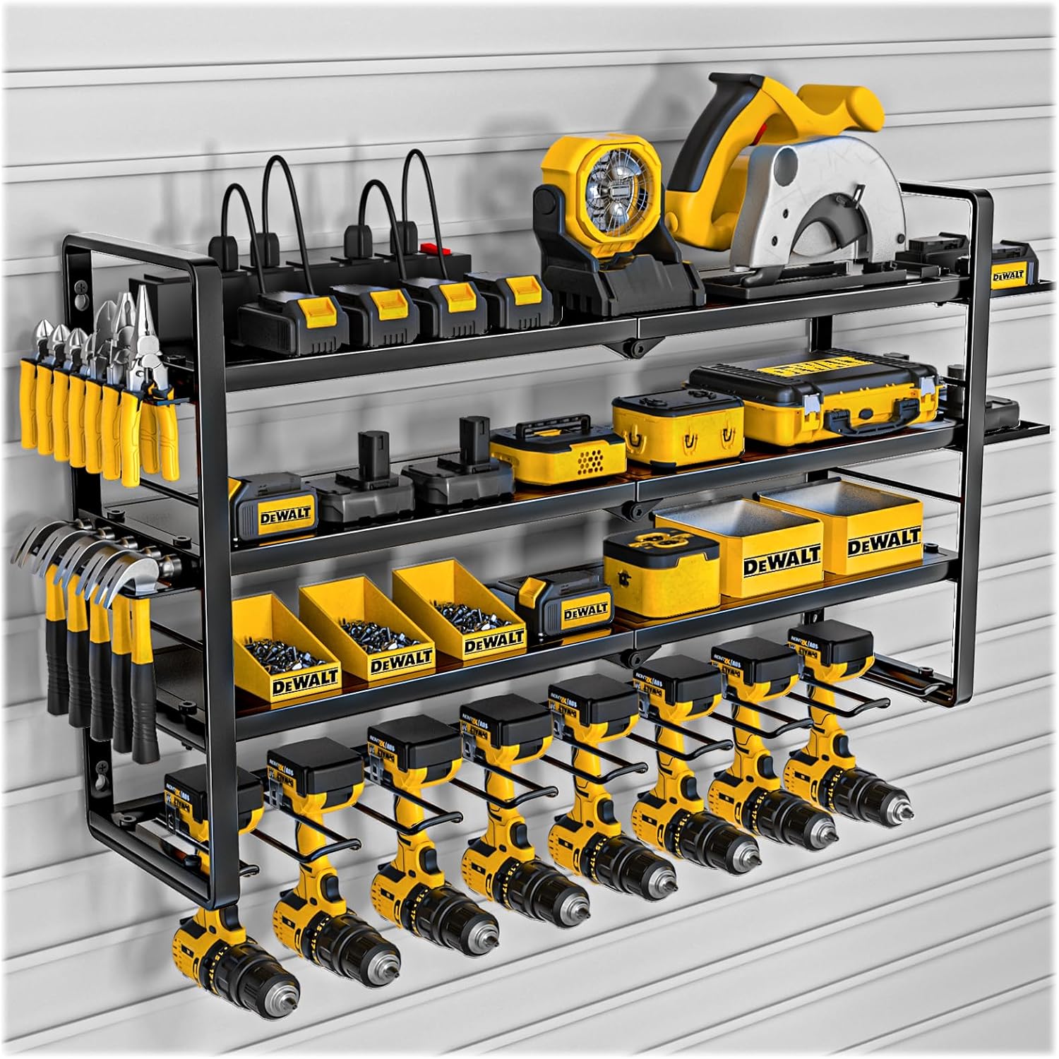 Spampur Power Tool Organizer, 150lbs Load & 15 Min Fast Assembly Tool ...