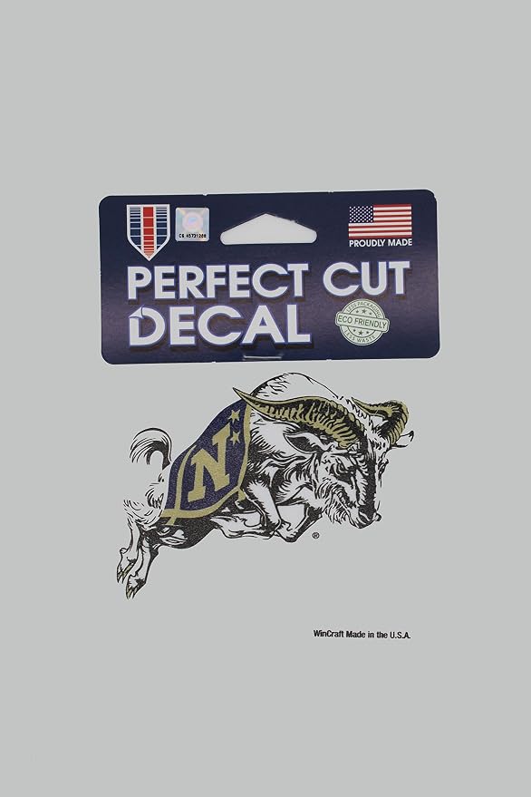 Amazon.com: FGCSports Navy Naval Academy Goats NCAA 4x4 Die Cut Decal ...