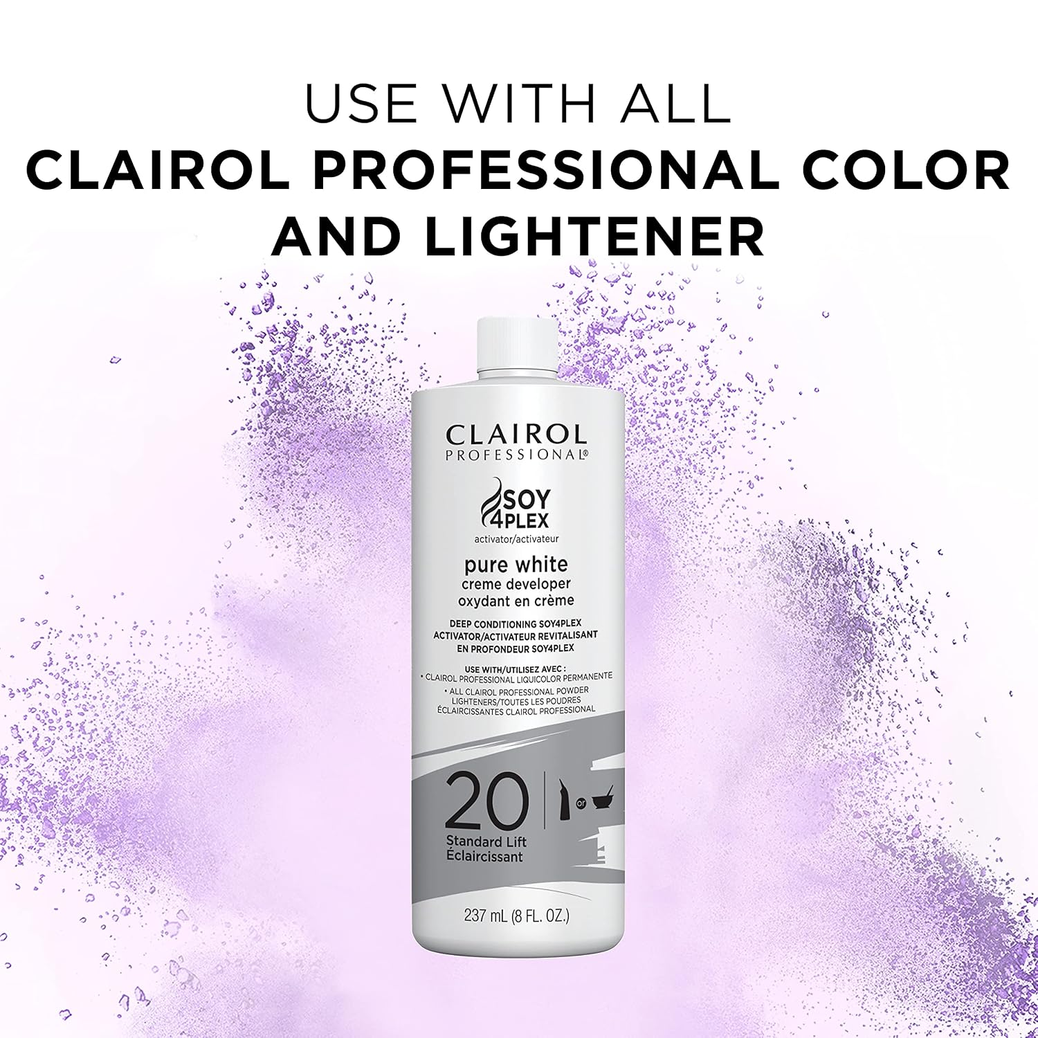 Clairol Professional Clairoxide Pure White – Desarrollador de crema de ...