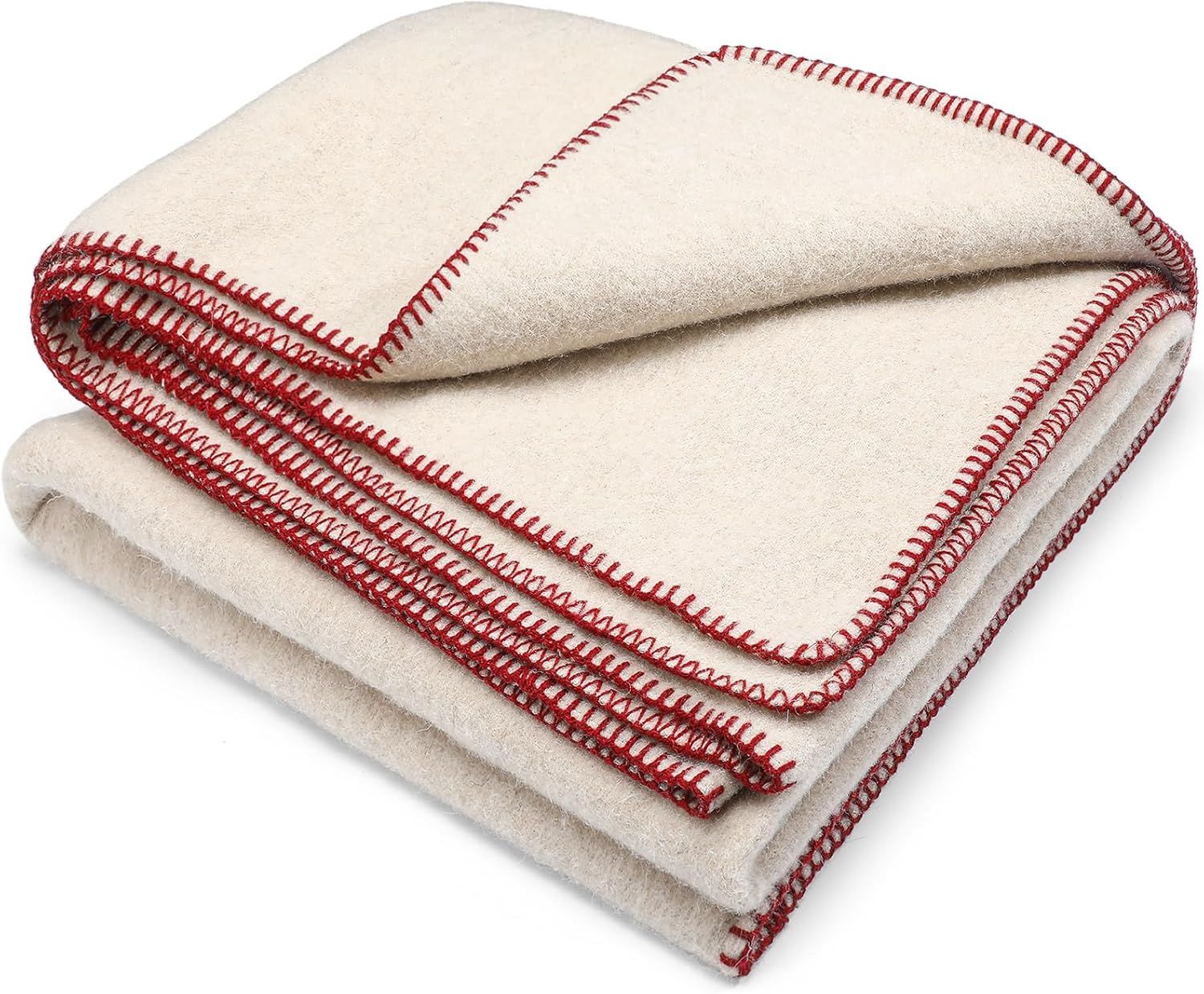 Amazon.com : Hahafelt Military Wool Blanket, Warm Thick Washable ...