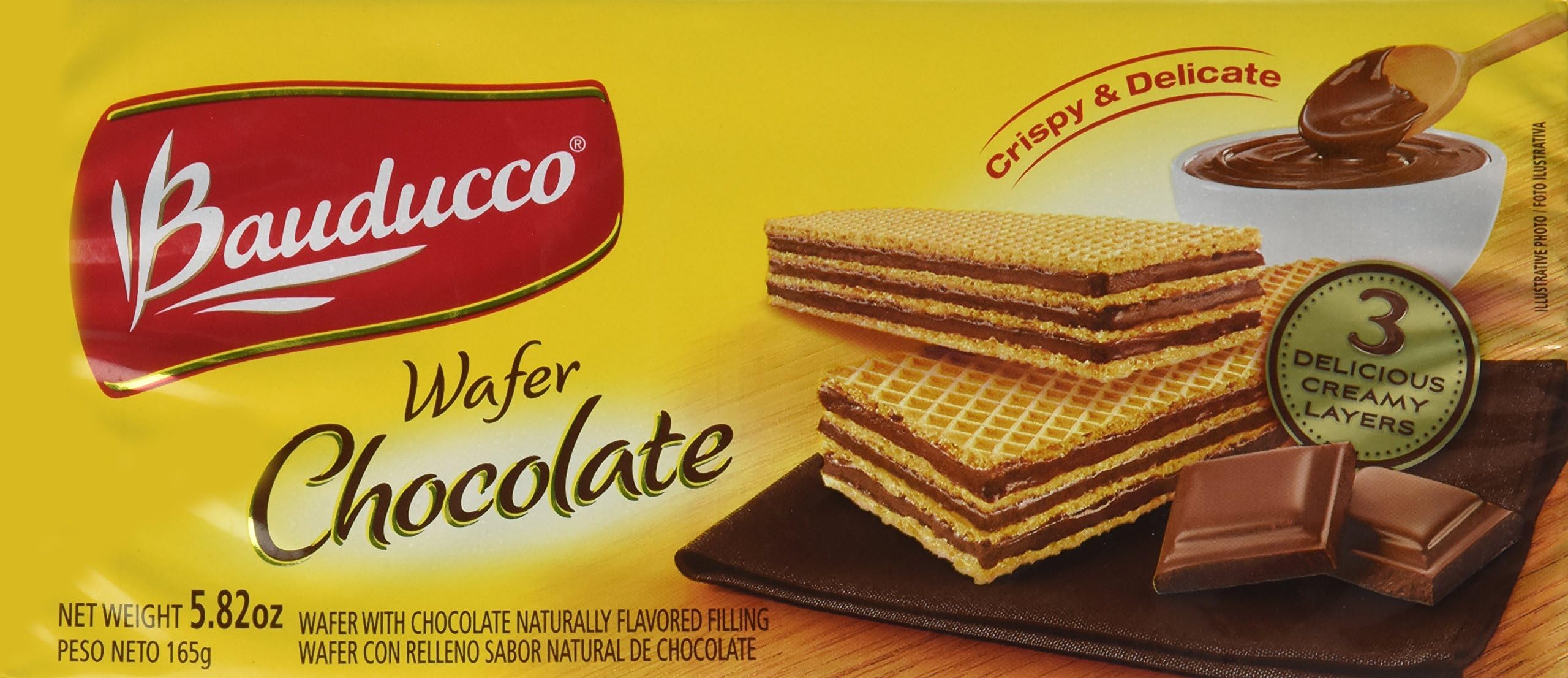 Amazon.com: Bauducco Cookie Wafer Choc : Grocery & Gourmet Food