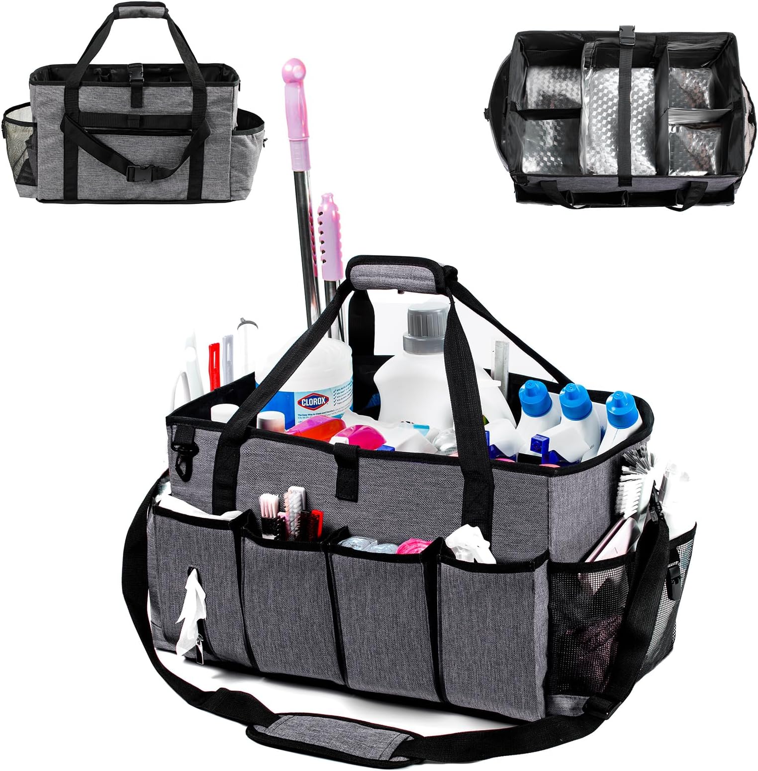 Amazon.com - SCAVATA Large Wearable Cleaning Caddy Bag, Cleaning ...