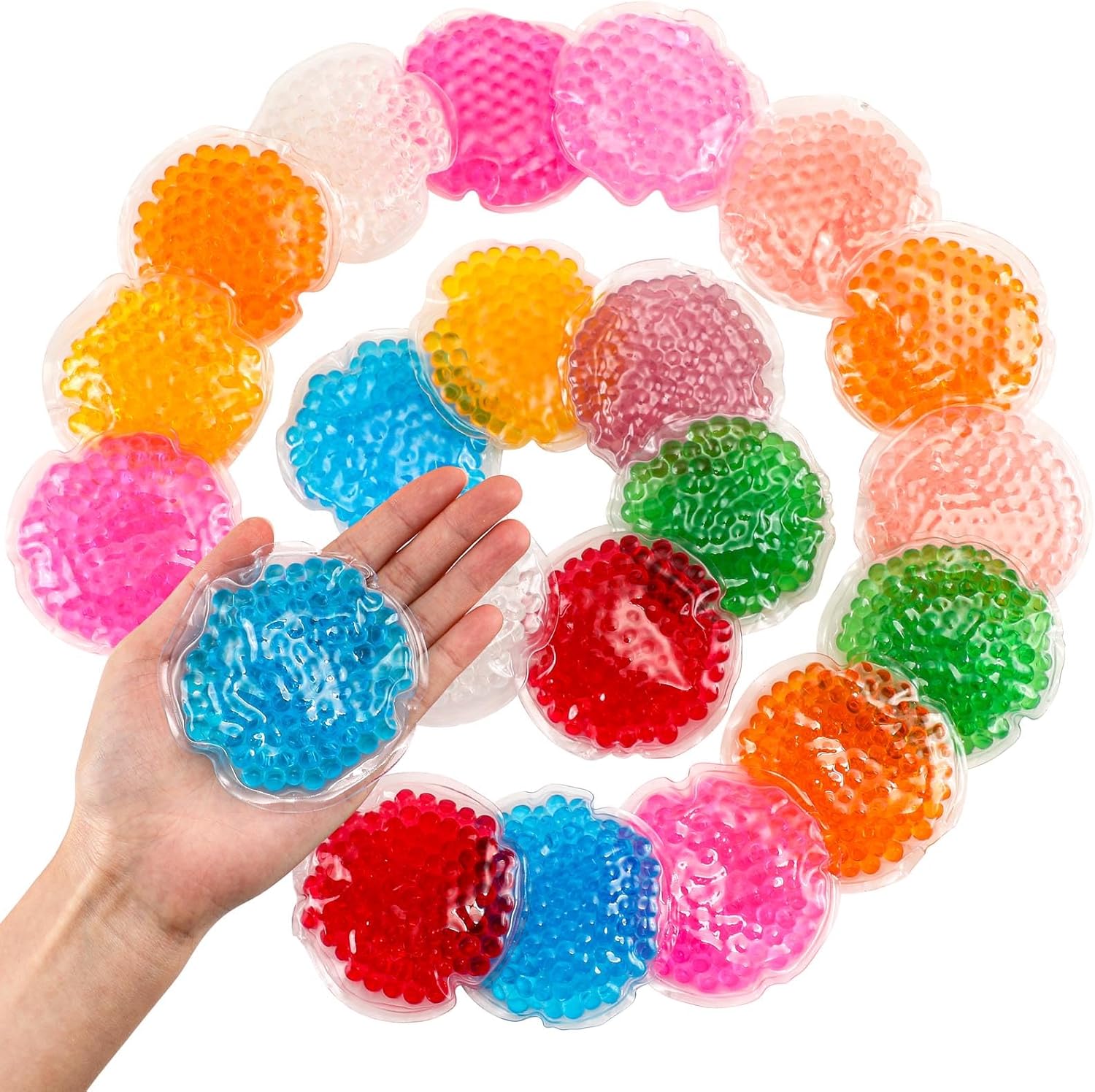 Amazon.com: TrelaCo 20 Pcs Boo Boo Ice Pack for Kids Reusable Ice Packs ...