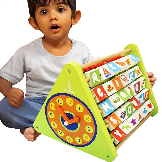 Buy Shumee's 5-in-1 STEM Activity Triangle | Engage Your Baby with ABCD ...