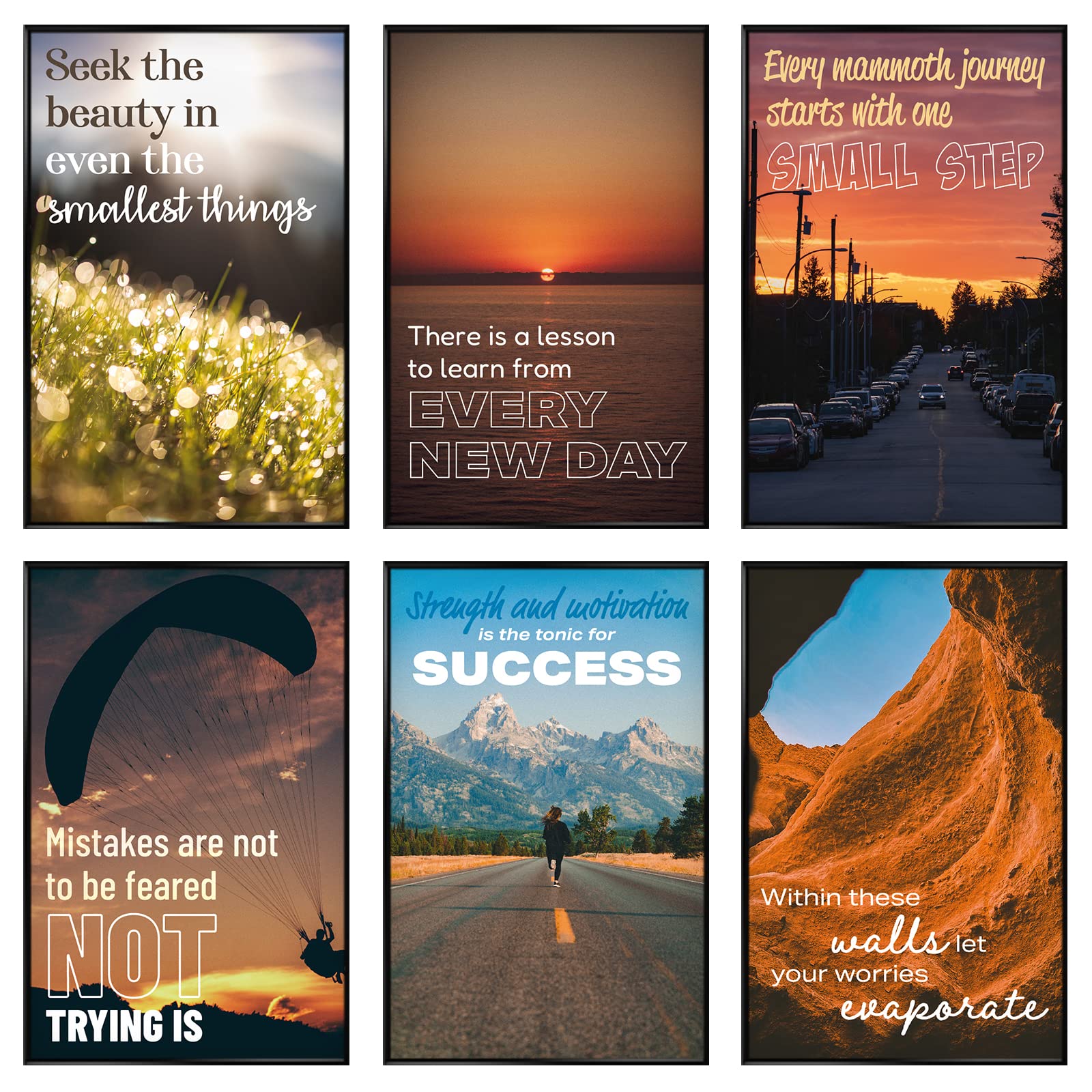 Buy Throwback Traits Inspirational s With Quotes - Motivational Wall ...