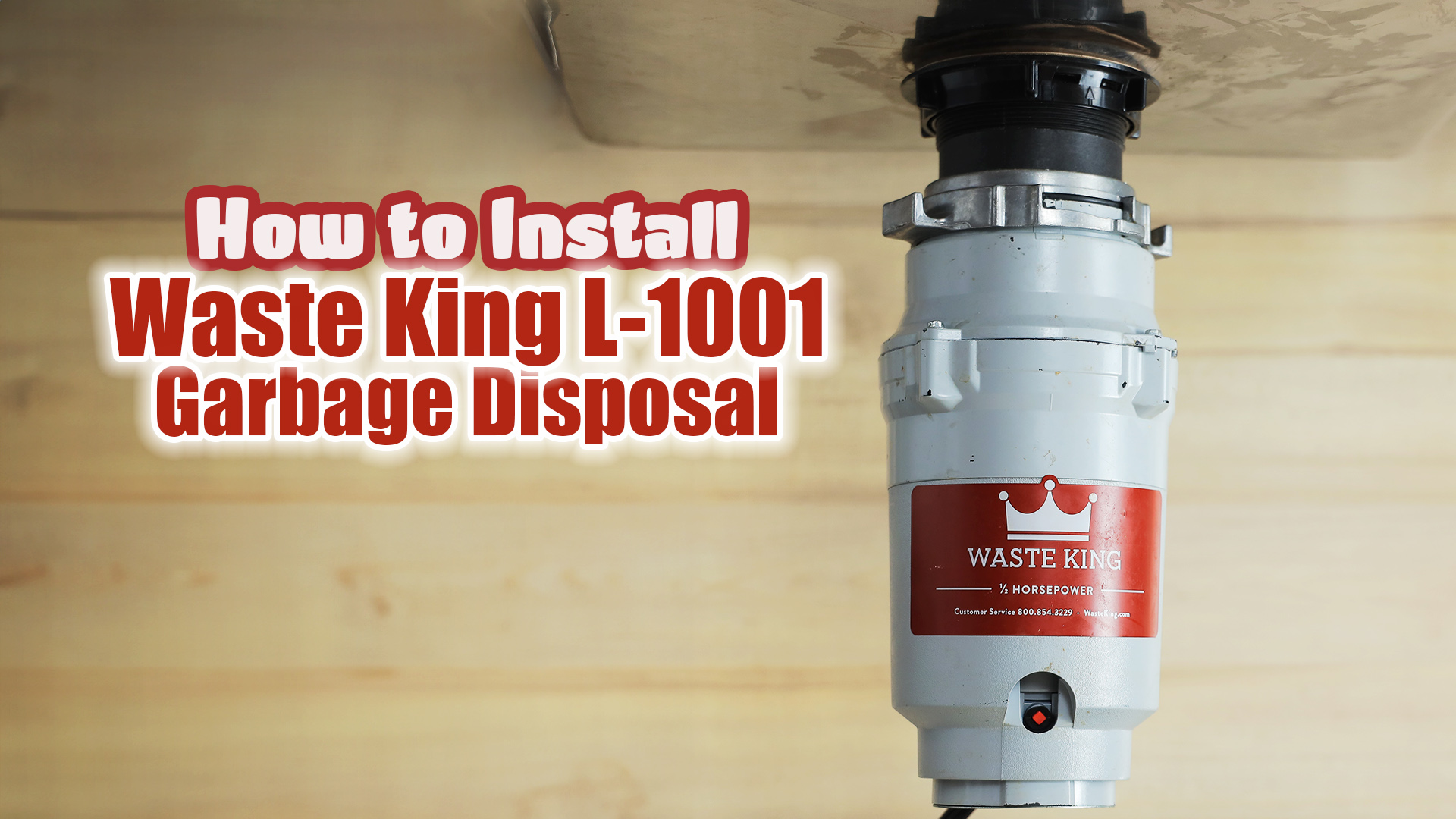 Watch How to install the Waste King L-1001 Garbage Disposal on Amazon Live