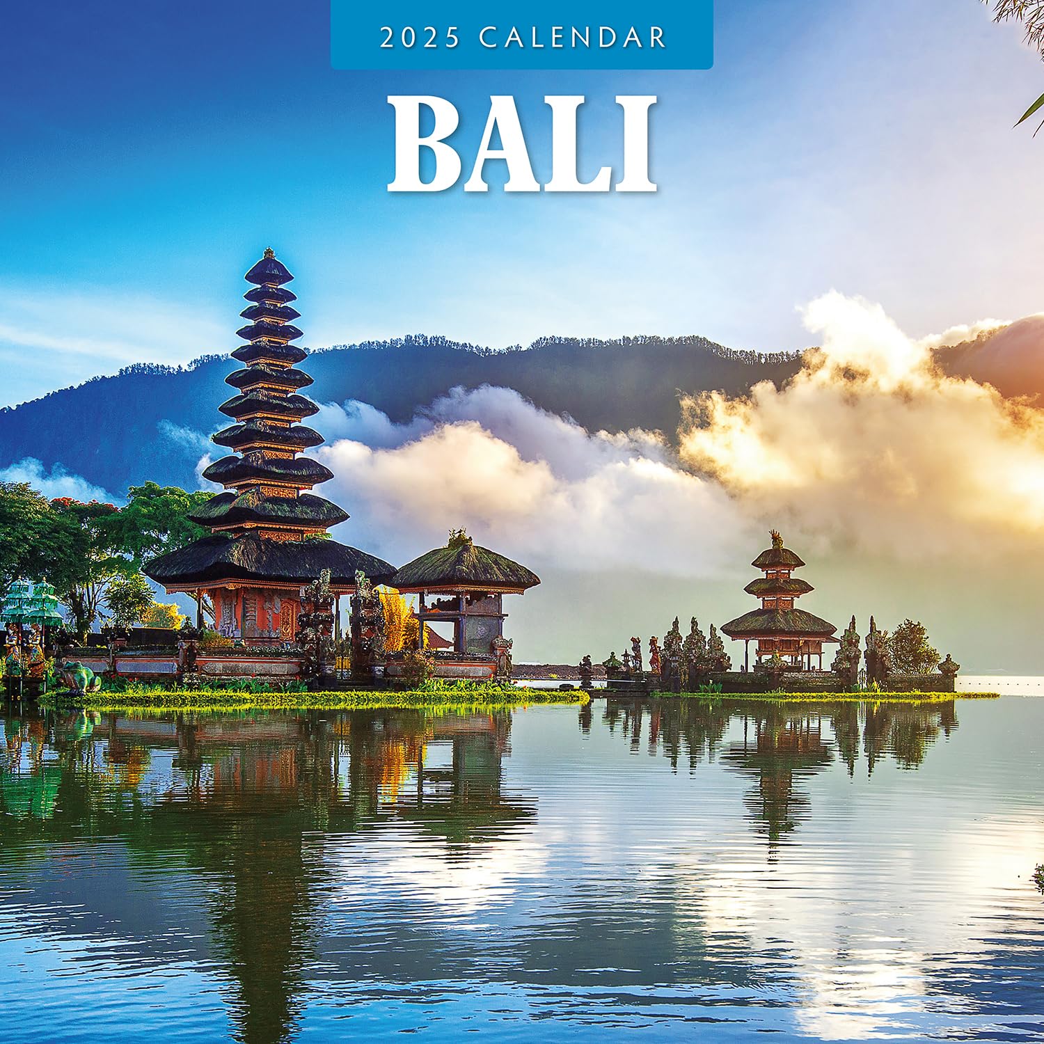Bali – 2025 Square Wall Calendar – by Red Robin Publishing – BigaMart