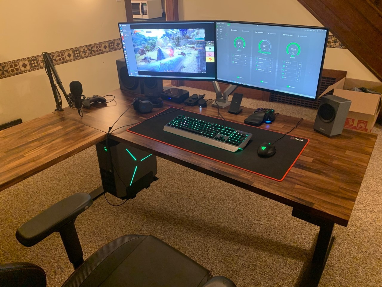 $45/mo - Finance S STAND UP DESK STORE Triple Motor Electric L-Shaped ...